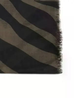 Brunello Cucinelli Patterned Fringed Scarf
