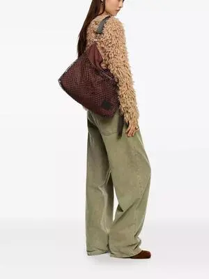 Bimba Y Lola Net Panel Shoulder Bag