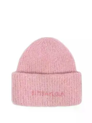 Bimba Y Lola Embroidered Beanie - Pink