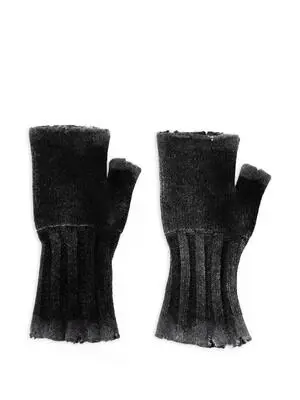 Avant Toi Fingerless Gloves - Grey
