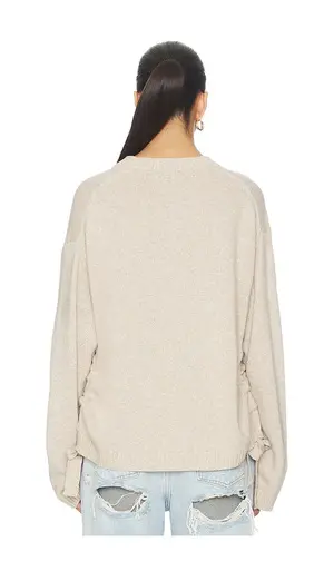 GANNI Future Wool Mix Oversized O-neck