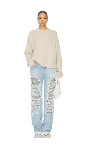 GANNI Future Wool Mix Oversized O-neck