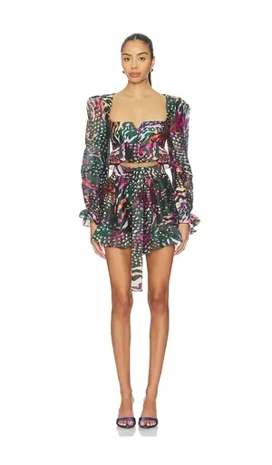 LA FUORI Graphic Jungle Top