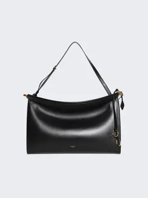 ALAÃA Alaïa Le Click East West Large Leather Bag - Black