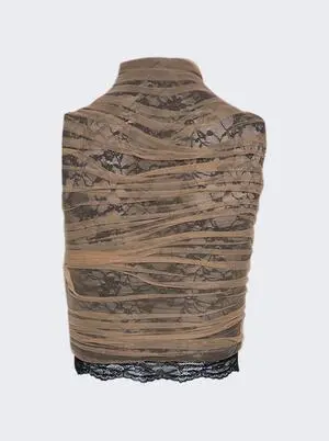 DI PETSA Temptation High Neck Top - Black