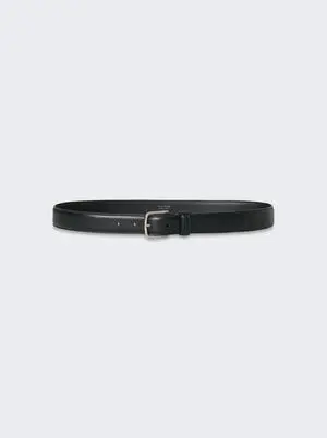THE ROW Classic Calfskin Leather Belt - Black