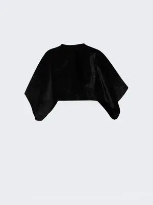 Nour Hammour Edra Shearling Cape