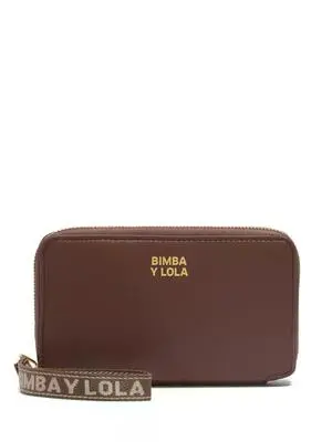 Bimba Y Lola Zip Strap Wallet - Brown