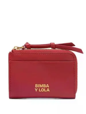 Bimba Y Lola Zip Leather Wallet - Red