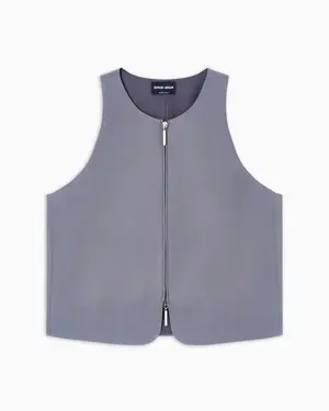 Giorgio Armani Zip Up Vests For Women