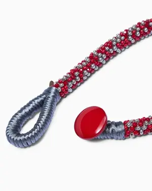 Giorgio Armani Bohemian Glass Choker Necklace