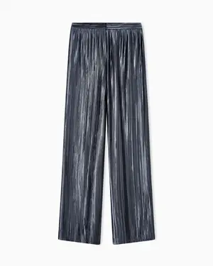 Giorgio Armani Wide Leg Pleated Trousers