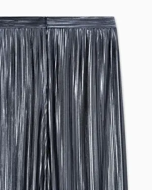 Giorgio Armani Wide Leg Pleated Trousers