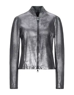 Peuterey Platinum Leather Jacket - Black