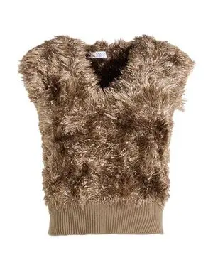 Brunello Cucinelli Sleeveless Knit Top - Beige