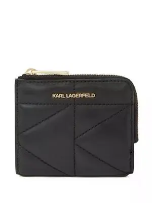Karl Lagerfeld K/kuilt Bi-fold Wallet - Black