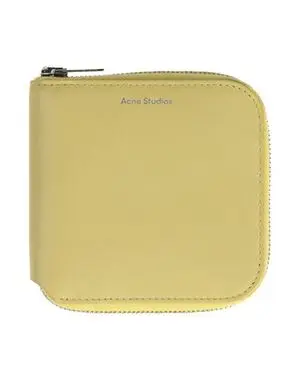 Acne Studios Wallet Cow Leather - Sage Green