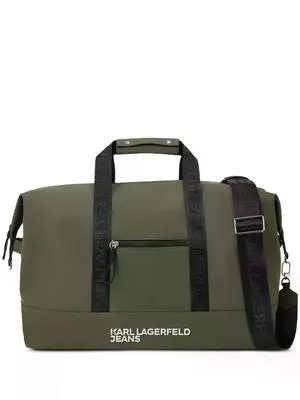 Karl Lagerfeld Logo Plaque Luggage - Green