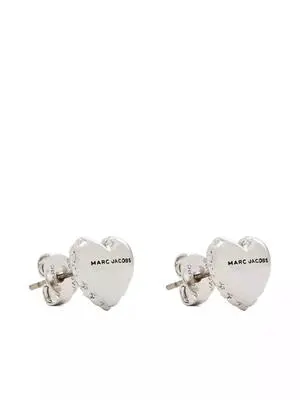 Marc Jacobs Heart Balloon Earrings - Silver