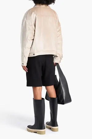 Brunello Cucinelli Bead-embellished Cotton-blend Velvet Jacket