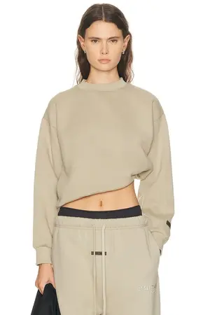 Fear Of God Fleece Crewneck - Abbey Stone