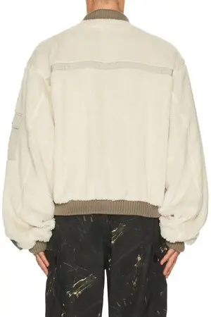 Reese Cooper Sherpa Fleece Bomber Jacket