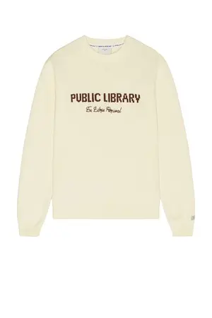 PERCIVAL Public Library Knitted Crew Jumper