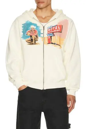 ONE OF THESE DAYS Mornings First Remark Zip Up Hoodie