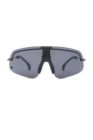 DISTRICT VISION X Massimo Osti Studio Aiko Ti Sunglasses - Graphite,d+ Onyx Mirror