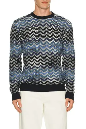 Missoni Crewneck Sweater - Blue Tones