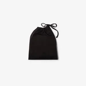 Burberry Stretch Nylon One Piece With Equestrian Knight Design And Check Trims - Black
