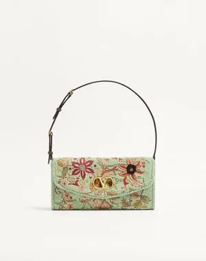 Valentino Garavani Embroidered Small Shoulder Bag - Multicolour