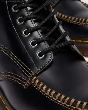 Dr. Martens Lowell Chukka Moc Toe Leather Ankle Boots - Black