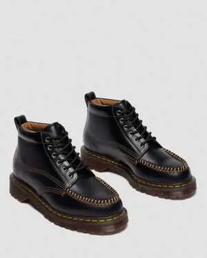 Dr. Martens Lowell Chukka Moc Toe Leather Ankle Boots - Black