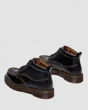 Dr. Martens Lowell Chukka Moc Toe Leather Ankle Boots - Black