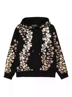 Cynthia Rowley Foil-print Hoodie