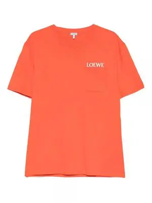 Loewe Relaxed Fit T-shirt In Cotton - Orange