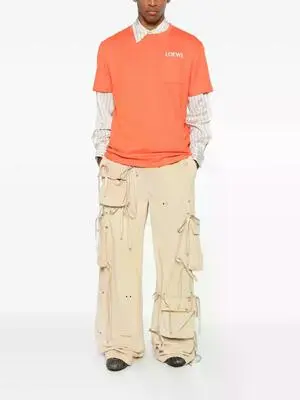 Loewe Relaxed Fit T-shirt In Cotton - Orange