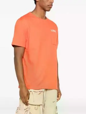 Loewe Relaxed Fit T-shirt In Cotton - Orange