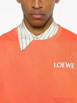 Loewe Relaxed Fit T-shirt In Cotton - Orange
