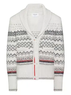 Men's White Cardigans