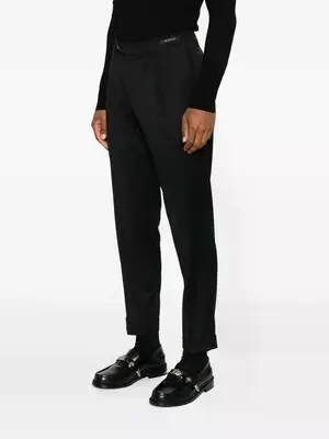 MICHAEL COAL Mc Frederick Pleated Cuffed Trousers