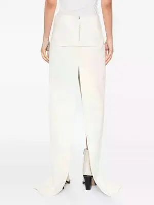 Rick Owens Sliced Skirt - Neutrals