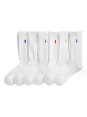 Polo Ralph Lauren Pony-embroidered Socks - White