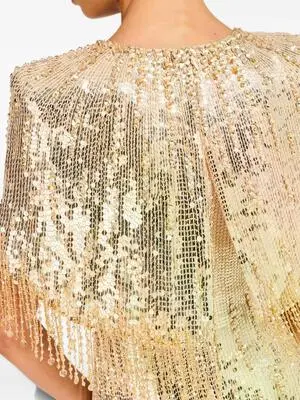 Jenny Packham Blake Sequin-embellished Maxi Dress - Gold