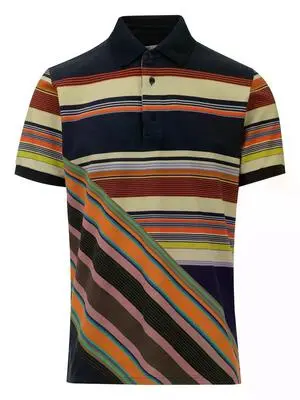 Etro Striped Polo Shirt - Blue