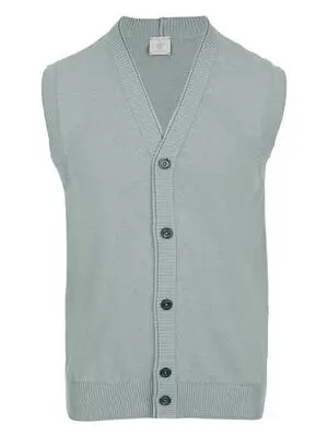 Eleventy V Neck Vests For Men