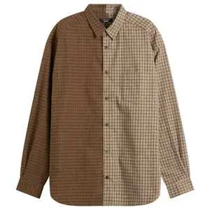 Comme Des Garçons Flannel Mix Shirt