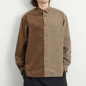 Comme Des Garçons Flannel Mix Shirt