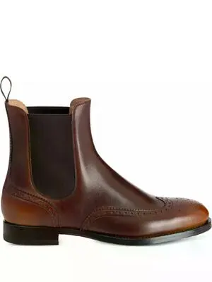Santoni Delia Brogue Boots